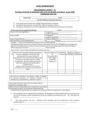 Fillable Online Scheduled Form - AIIMS Bhubaneswar Fax Email Print ...