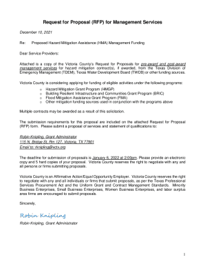 Fillable Online Request for Proposal (RFP) for Planning and Management ...