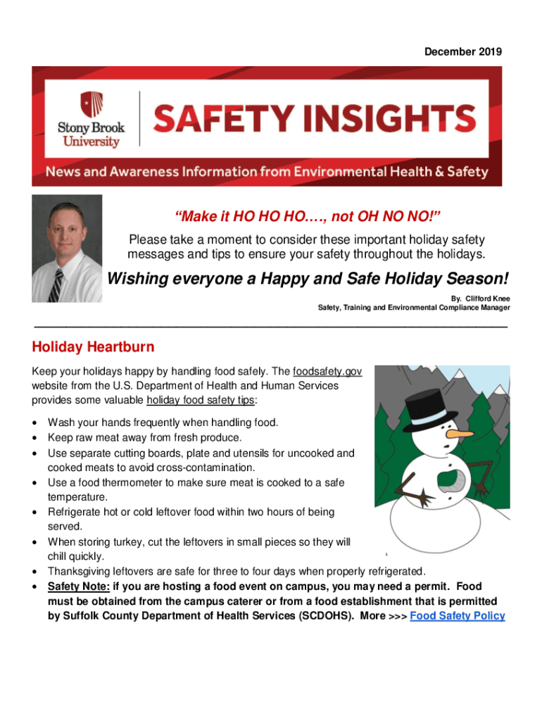 Fillable Online Simple Holiday Safety TipsState Farm Fax Email Print ...