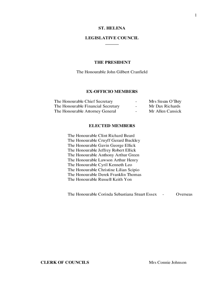 Fillable Online EX-OFFICIO MEMBERS Fax Email Print - pdfFiller