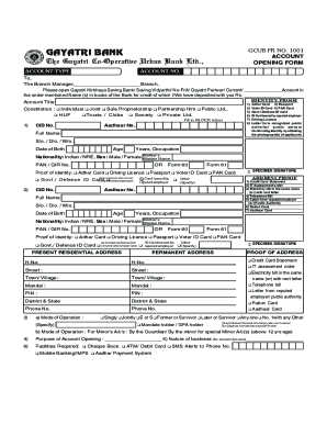 Fillable Online Account Opening Form.p65 Fax Email Print - pdfFiller