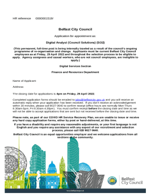 Senior Digital Consultant - Application Pack Doc Template | pdfFiller