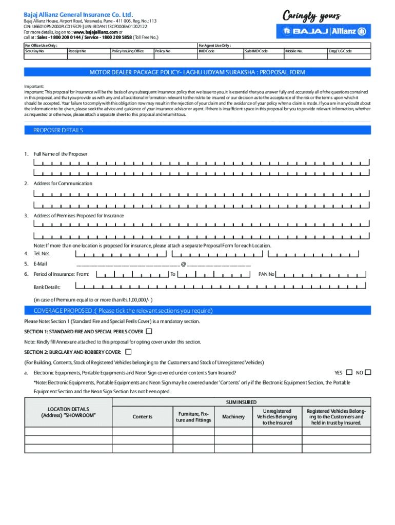 Fillable Online JCPP-Laghu-Udyam-Suraksha-Proposal-Form.pdf Fax Email ...