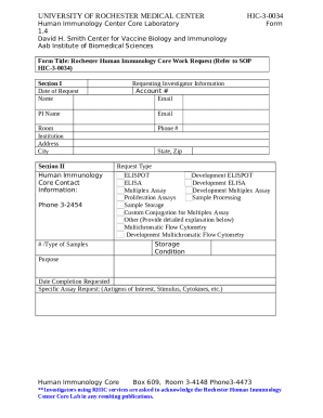 UNIVERSITY OF ROCHESTER MEDICAL CENTER Doc Template | pdfFiller