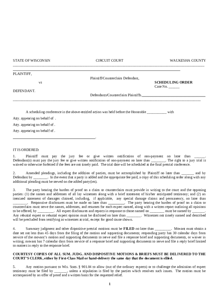 How to Fill Out a Summons and Complaint in Wisconsin Small ... Doc ...