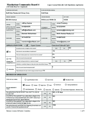 Fillable Online license-checklist-sidewalk-cafe - NYC.gov Fax Email ...