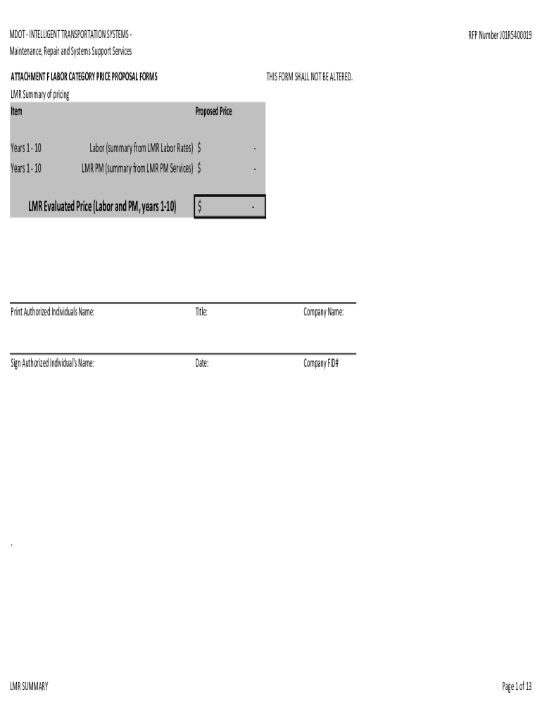 Fillable Online doit maryland REQUEST FOR PROPOSAL (RFP)Maryland Department of ... Fax Email ...