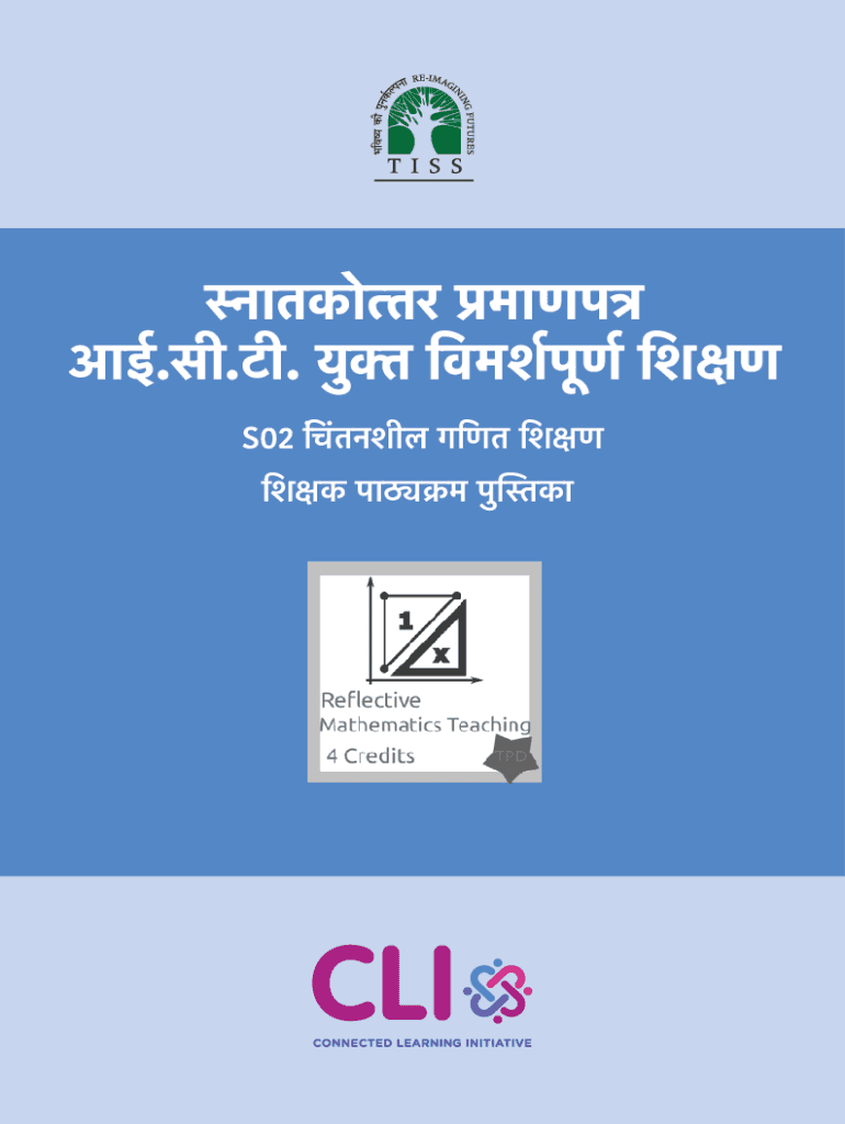 Fillable Online Post Graduate Certificate - Connected Learning Initiative - TISS Fax Email Print ...