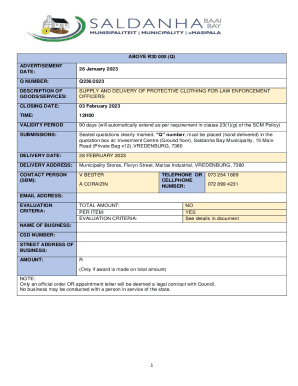 Fillable Online sbm gov TOWN LOGO - Town of Conception Bay South Fax ...