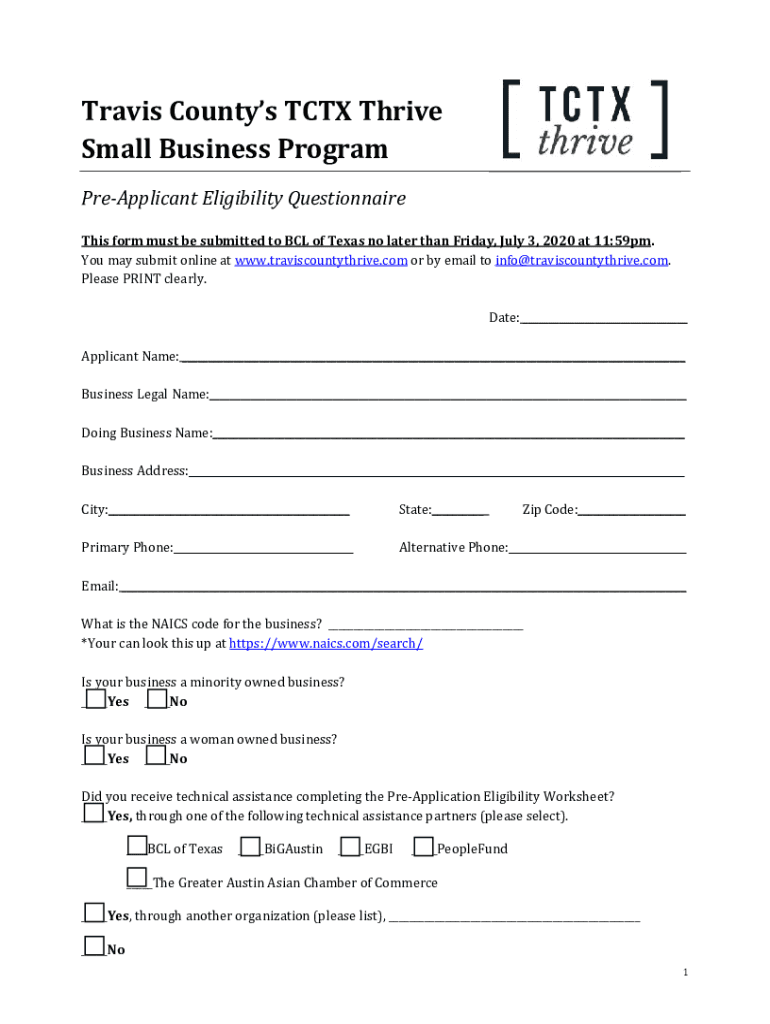 Fillable Online Checklist of Required Documents for All Eligible Applicants Fax Email Print ...