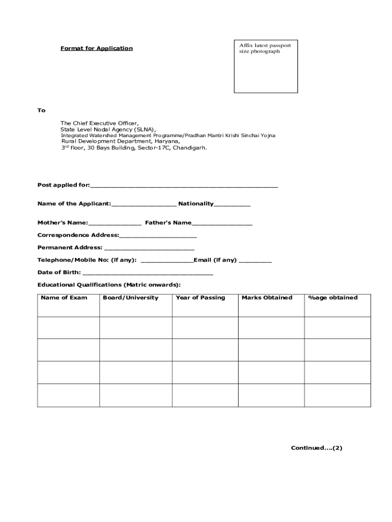 Fillable Online haryanarural gov Application form - Rural Development ...