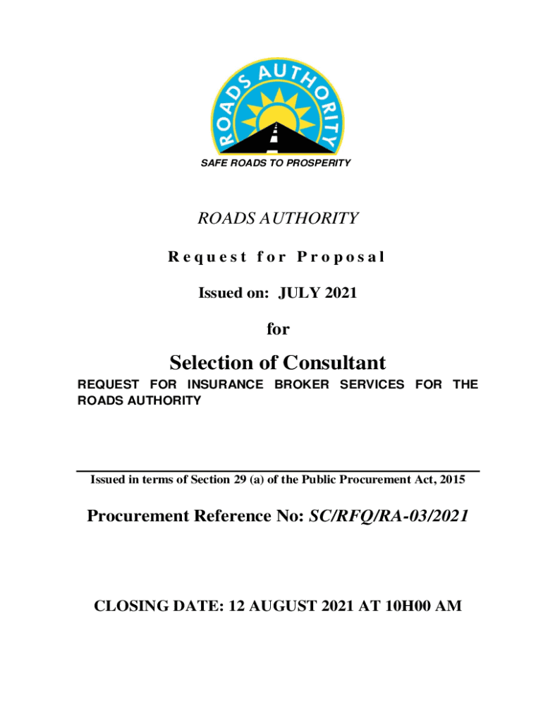 Fillable Online RFP Insurance Broker and Captive Management ... - TN ...