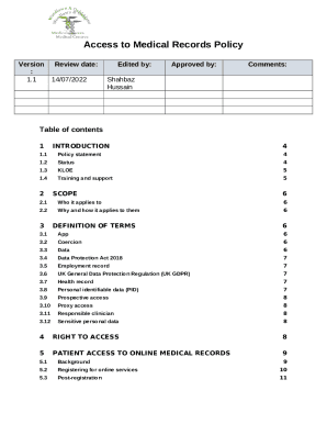 Patient health records: Access, sharing and confidentiality Doc ...