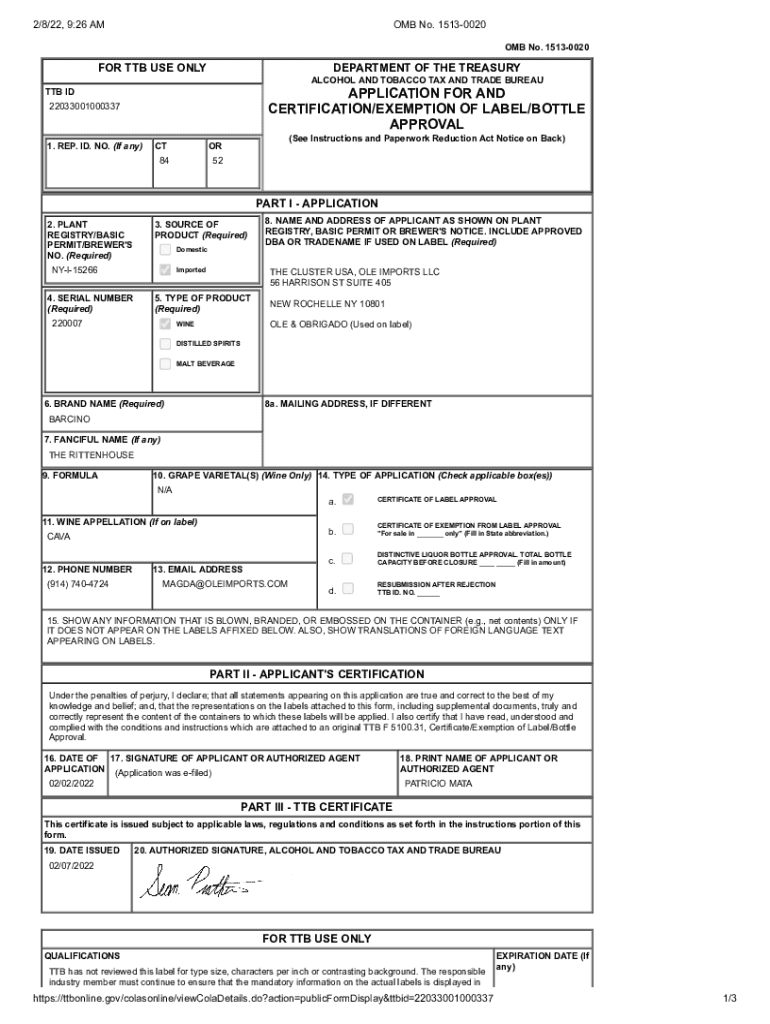 Fillable Online Rules and Regulations LibraryPage 10 - ATF Fax Email Print - pdfFiller