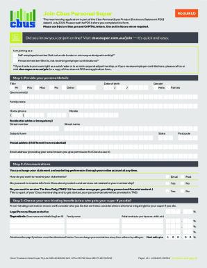 Cbus Abn - Fill Online, Printable, Fillable, Blank | pdfFiller