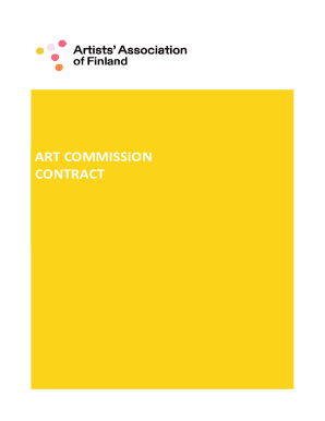 Fillable Online Art Commission Contract - Contract Templates - US Legal ...