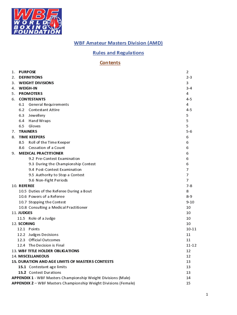 Fillable Online Form 7 WBF (AMD) Rules and Regulations.docx Fax Email Print - pdfFiller