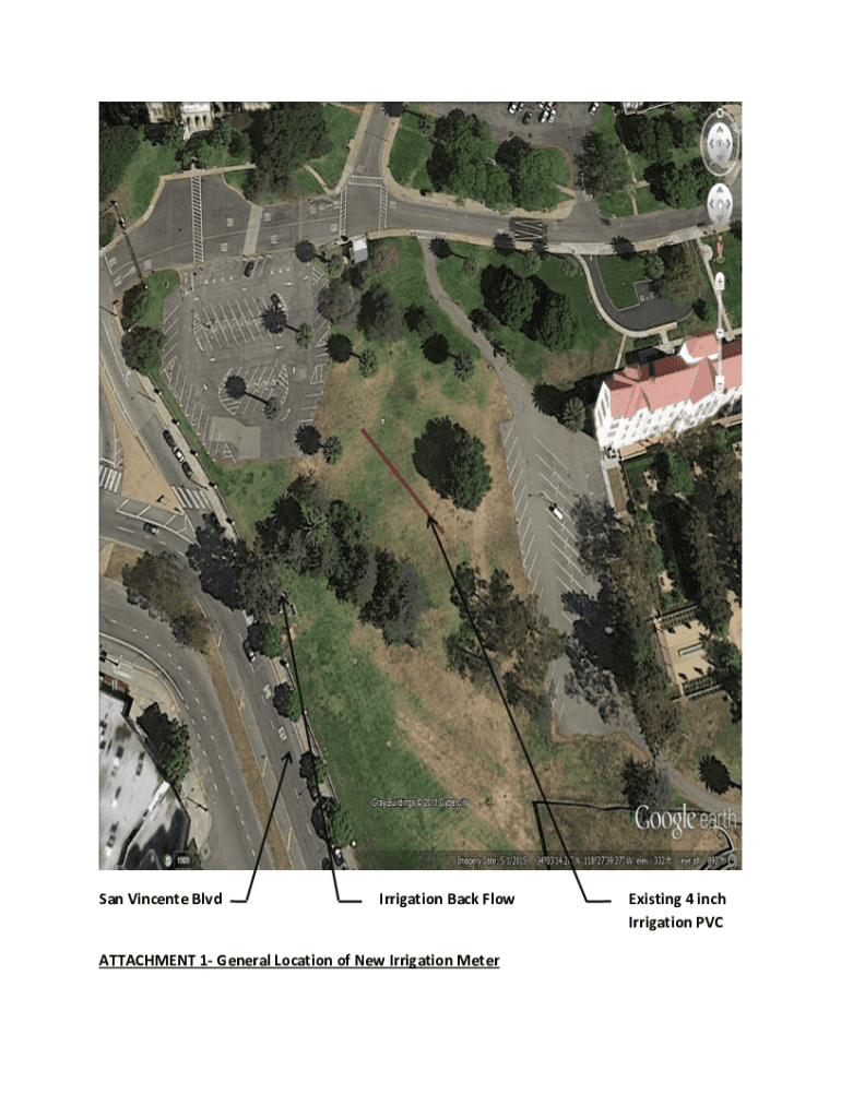 Fillable Online General Location of New Irrigation Meter - VA Vendor ...