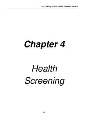 Fillable Online Agenda Oneclay Chapter 4 Screening Fax Email Print