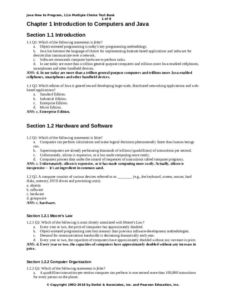 BP CH 1 - Intro to Computers and Java Flashcards - Quizlet Doc Template | pdfFiller