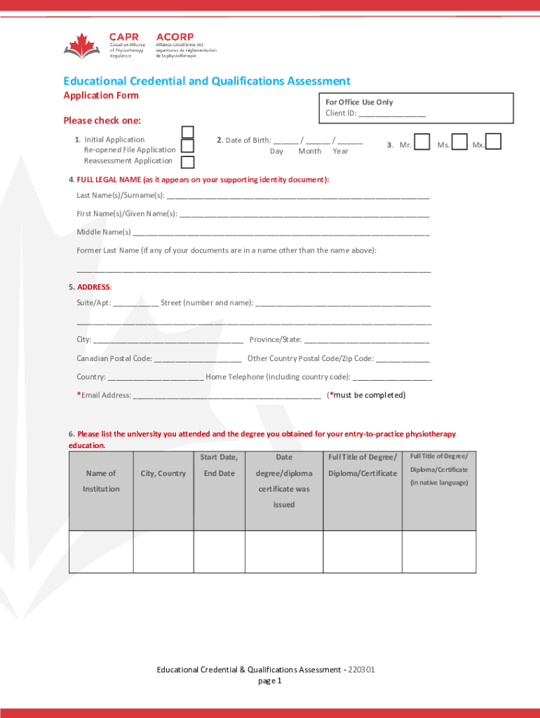 Fillable Online Assessment for immigrationHow to applyAlberta.ca Fax ...