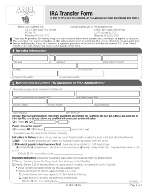 Fillable Online IRA Transfer Request Form - Commonwealth Funds Fax ...