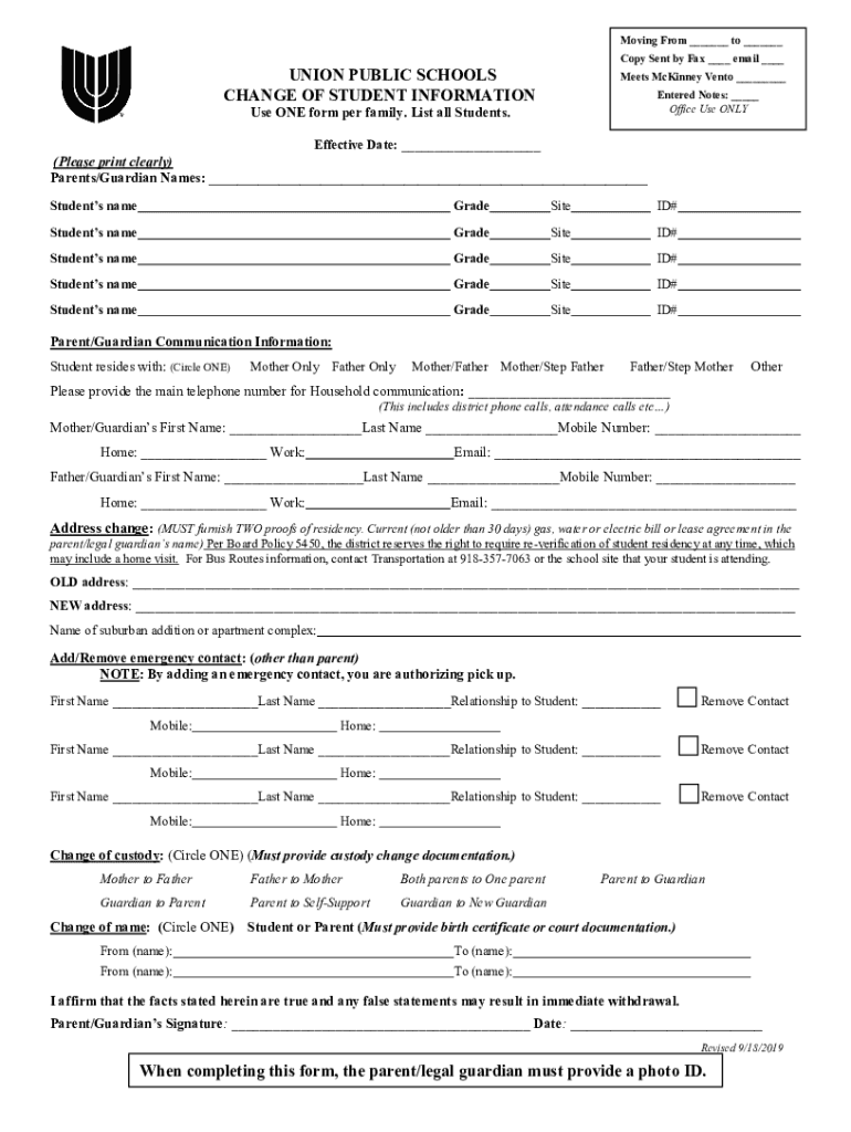 Fillable Online Note from Home to School Form - Parents - HCPSS Fax ...