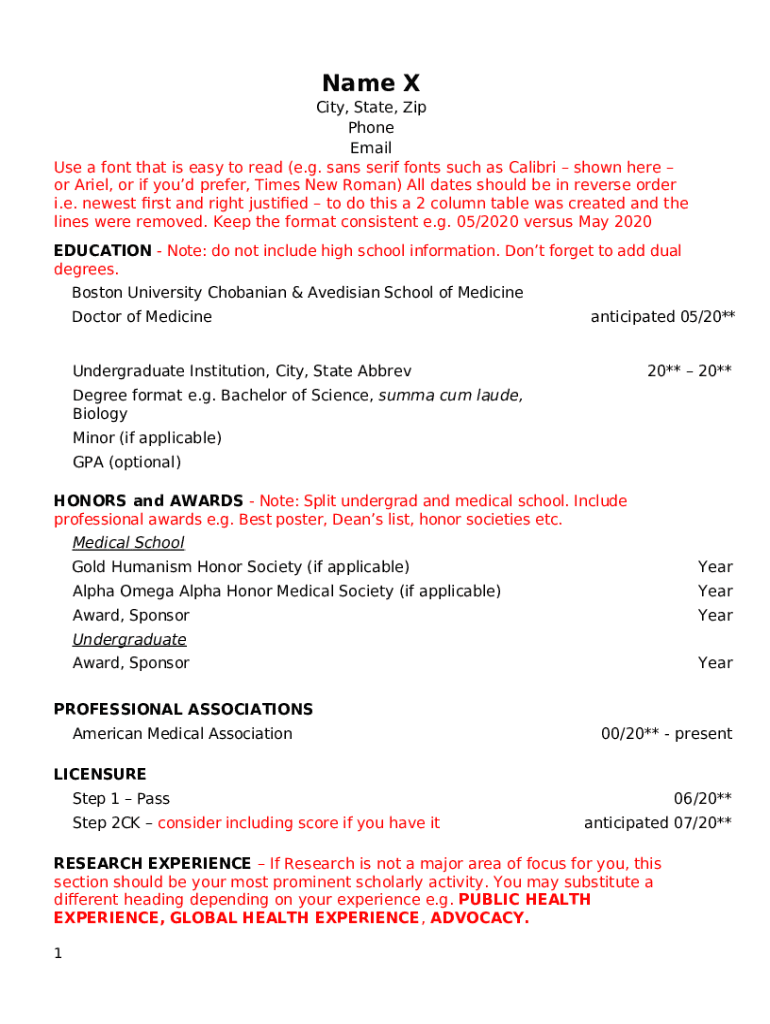 BUSM-CV-template.pdf Doc Template | pdfFiller