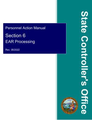 Fillable Online sco ca 2020 Employee Action Request (EAR) Std. 686 Form ...
