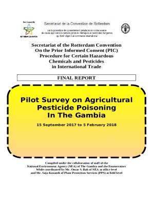 Prior ined consent procedure for hazardous chemicals Doc Template ...