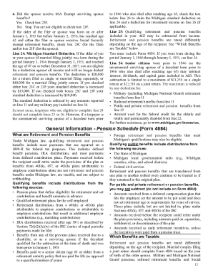 Fillable Online Michigan Form Mi-1040 Schedule 1 Instructions - eSmart ...