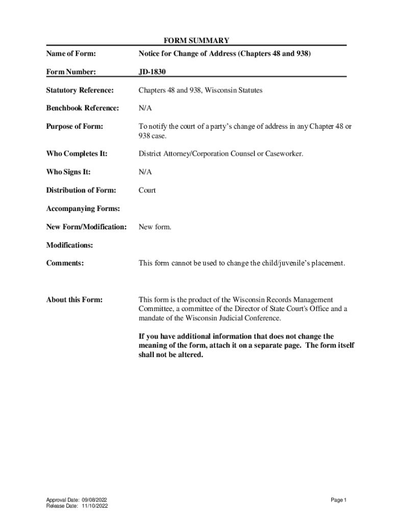 Fillable Online ICWA - Forms - Wisconsin Court System - Circuit court ...