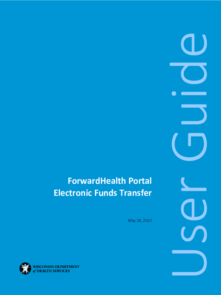 Fillable Online dhs wisconsin Electronic Funds Transfer Registration ...