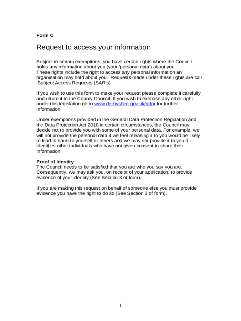 Request to access your ination Doc Template | pdfFiller