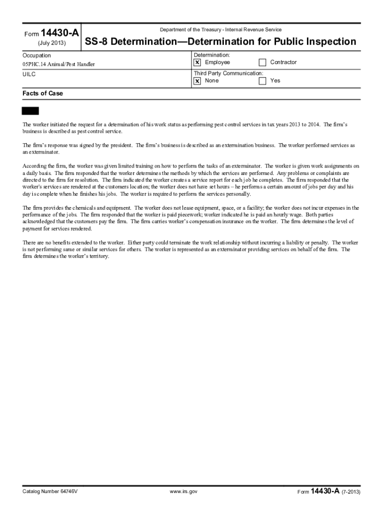 Fillable Online Get a Sample IRS Determination Letter - IN.gov Fax ...