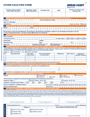 Fillable Online Other Facilities Form Fax Email Print - pdfFiller