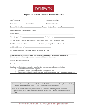 Fillable Online Request to Return from Medical Leave of Absence Fax ...