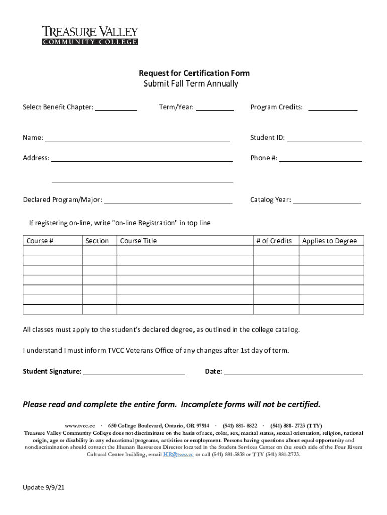 Fillable Online TVCC Veteran Services Getting Started Check List Fax Email Print - pdfFiller