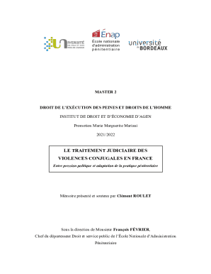 Fillable Online MEMOIRE MASTER 2 FINAL PAGE DE GARDE.docx Fax Email Print - pdfFiller