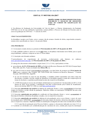 Fillable Online DISPE SOBRE OS PROCEDIMENTOS PARA Fax Email Print ...