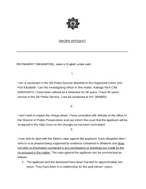 Fillable Online cdn 24 co How To Write An Affidavit: A Step-By-Step ...