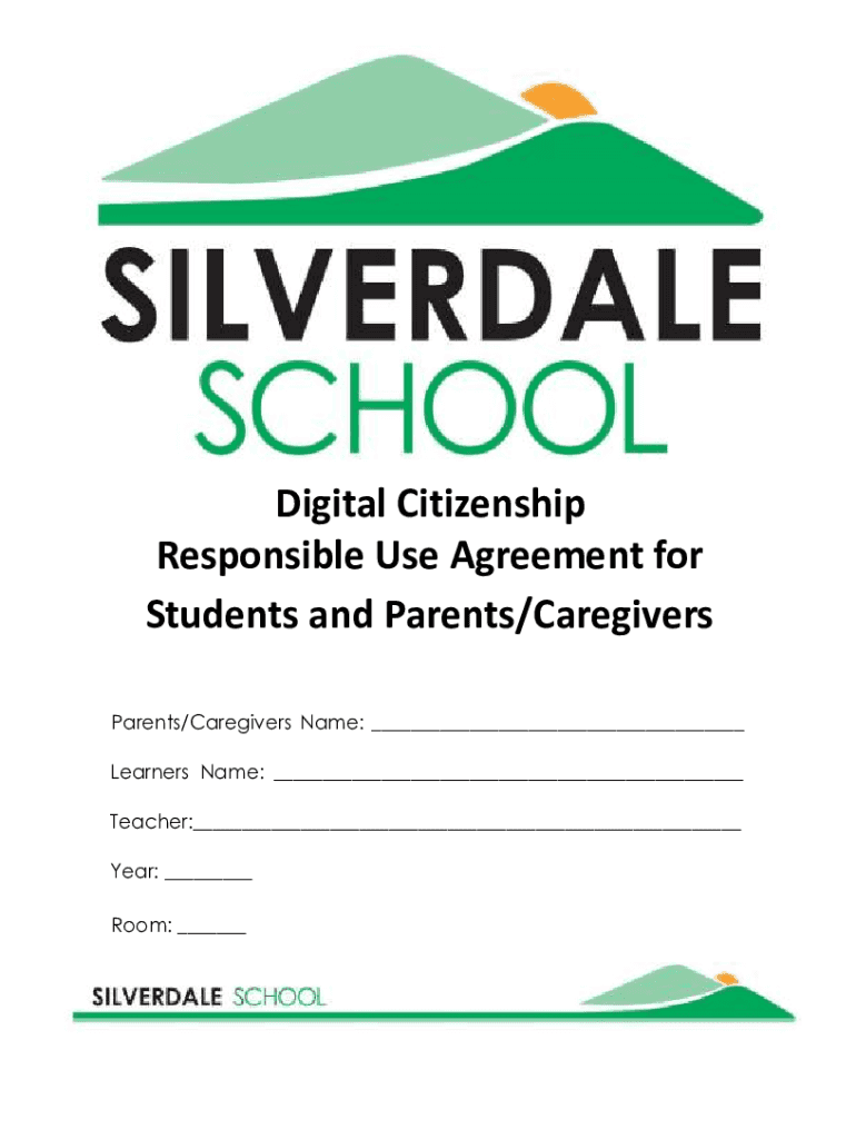 Fillable Online Digital Citizenship Responsible Use Agreement for ...