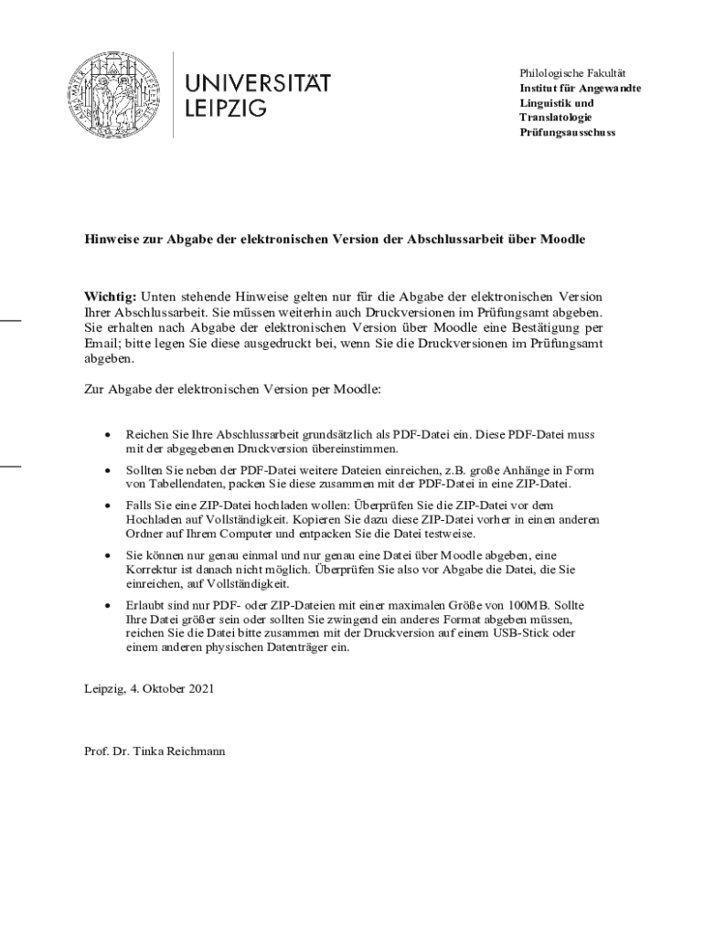 Fillable Online Dokumente, Formulare, Richtlinien - Universitt Leipzig Fax Email Print - pdfFiller