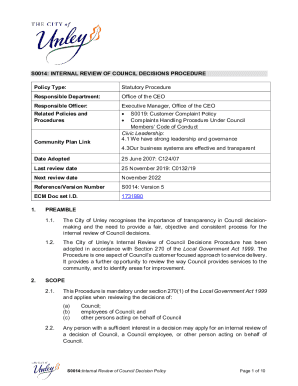 Fillable Online How to request an internal review of a decision - NDIS ...