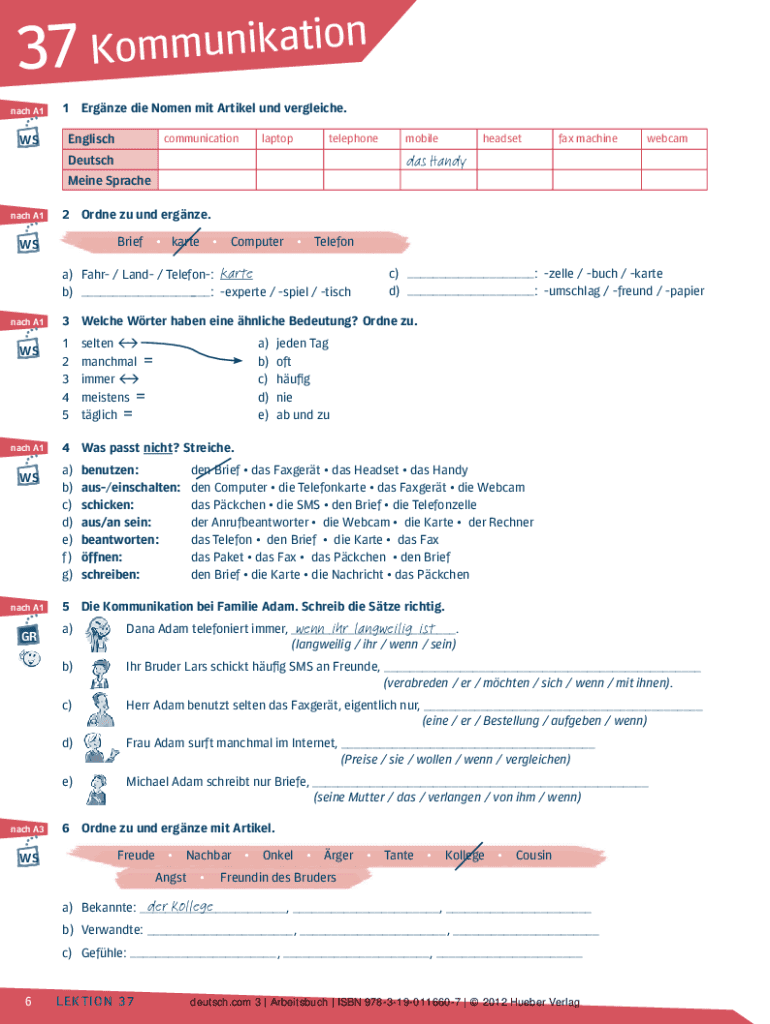 Deutsch Com 3 Pdf - Fill Online, Printable, Fillable, Blank | pdfFiller