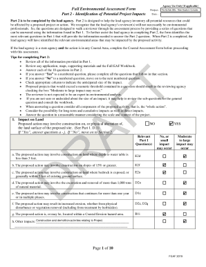 Fillable Online New York Full Environmental Assessment Form Part 2 Fax ...