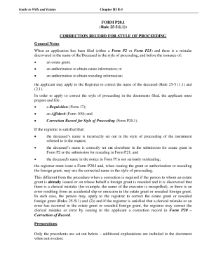 Fillable Online FORM PI (RULE 25-2 (3) ) Fax Email Print - pdfFiller