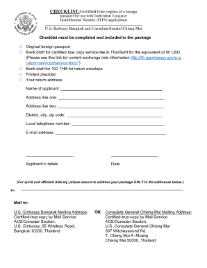 Fillable Online Acceptable Documents to Submit Your ITIN Application ...