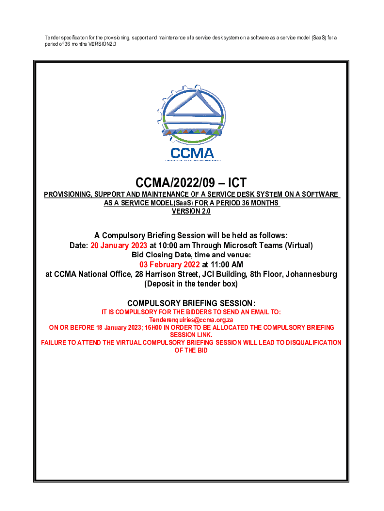 Fillable Online Archives: Procurements - CCMA Fax Email Print - pdfFiller