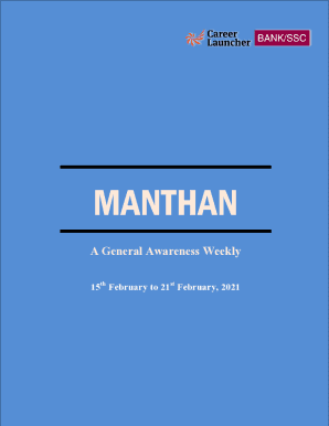 Fillable Online This edition of Manthan has been developed by our Fax ...